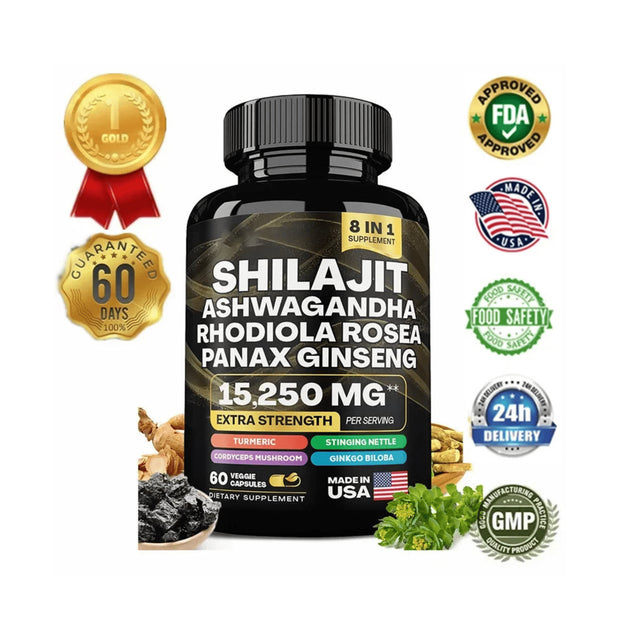 Shilajit Ashwagandha Rhodiola Rosea Panax Ginseng – bb’s essentials